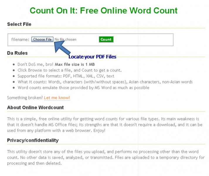 Is There An Easy Way To Count Word In Acrobat Reader